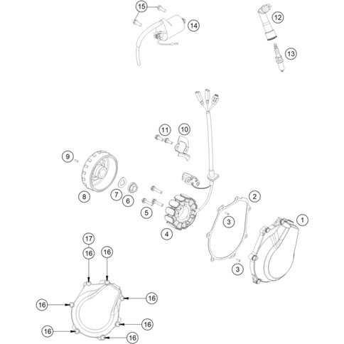 Scheibenfeder DIN 6888 - 3 x 5 von KTM - 0888030050 - ktm-shop24.de ...