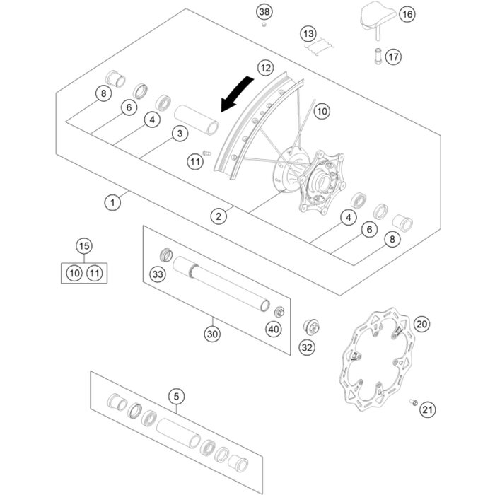 Gummistopfen für Felge von KTM - 55003135000 - ktm-shop24.de - KTM ...